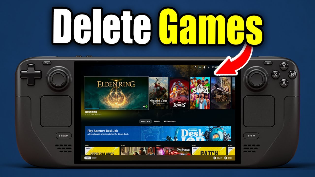 How To Delete Games On Steam Deck - Uninstall Games For More Storage ...
