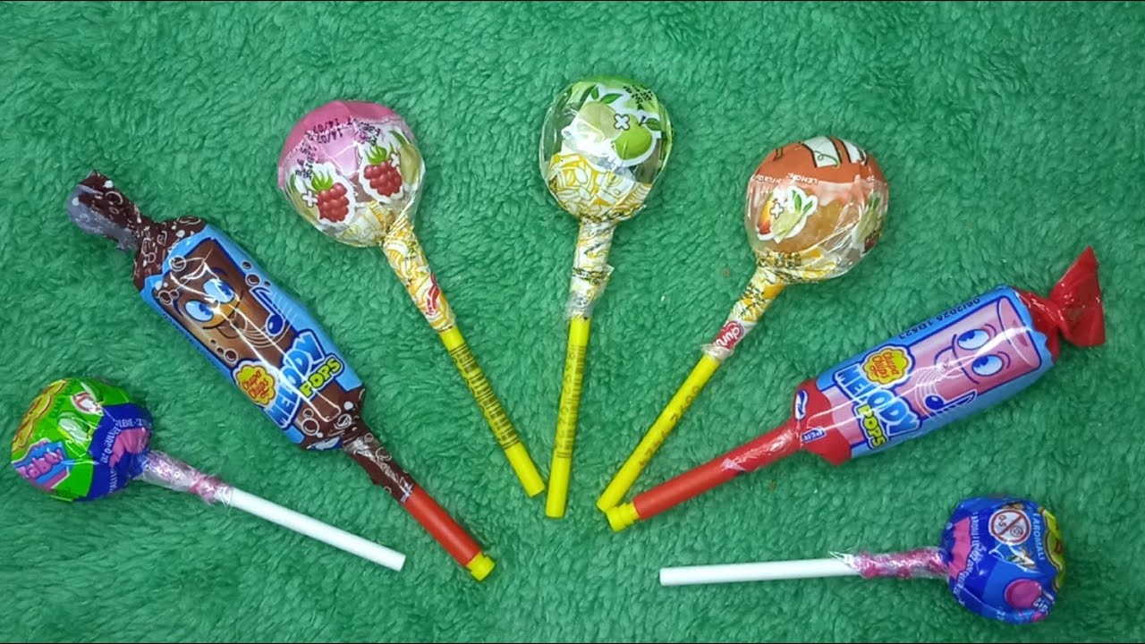 Chupa Chups: lots of lollipops. Opening Sweets. ASMR - YouTube