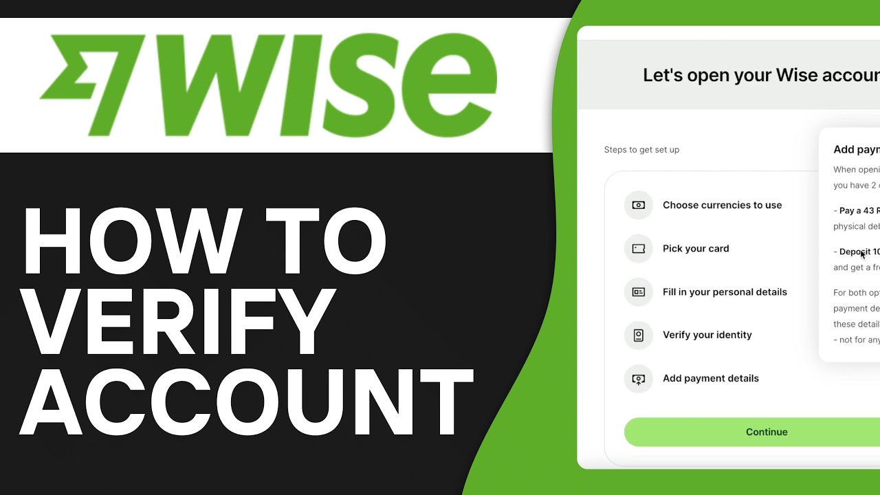 How To Verify Account On Wise 2025 (Easy Tutorial) - YouTube
