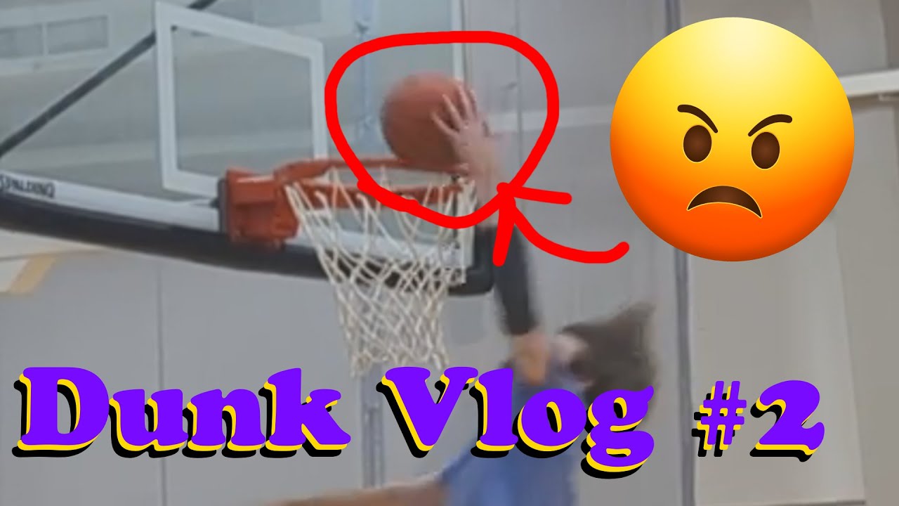 Dunk vlog 2 - I missed btb 15 times in this video #basketball #dunk # ...