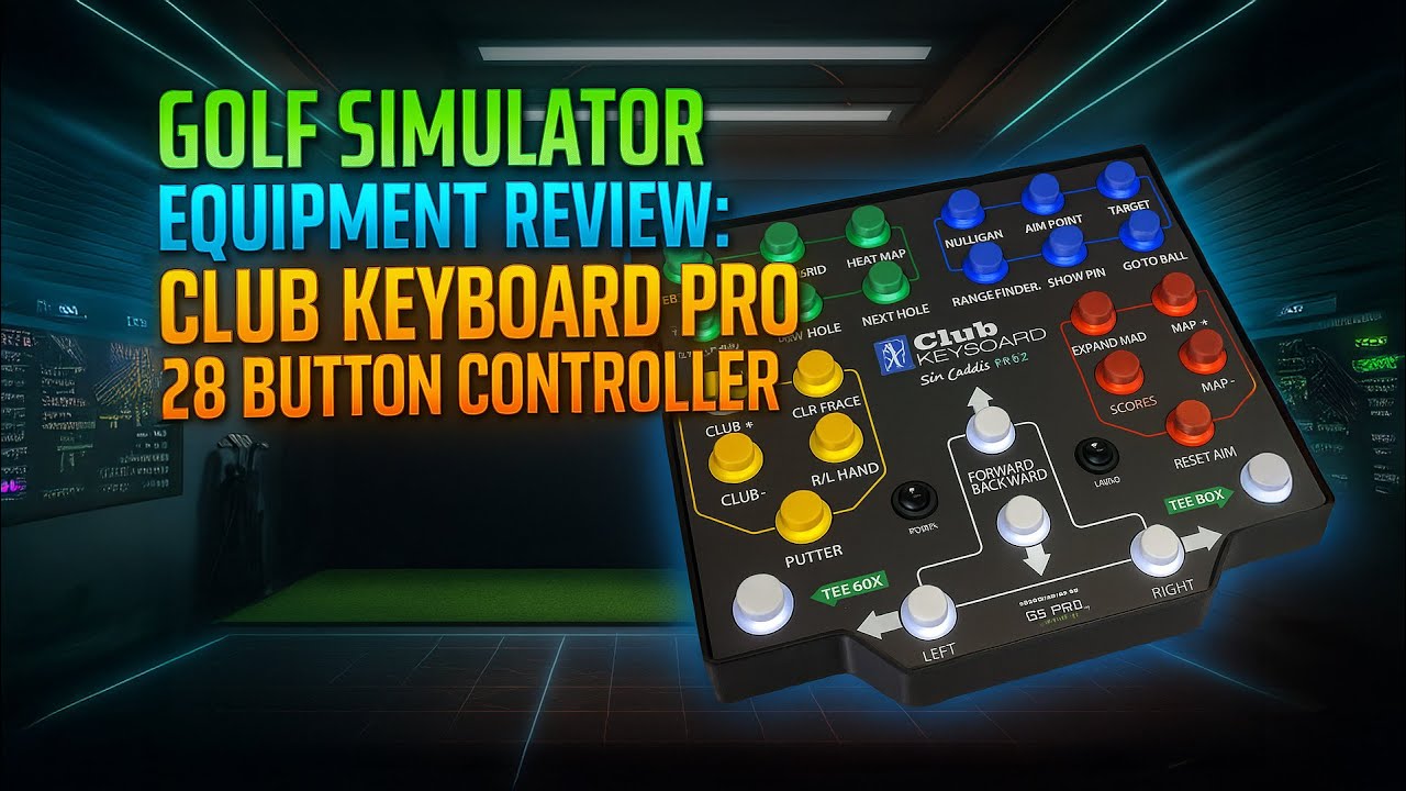 Golf Simulator Equipment Review: Sim Caddie Pro Sim Golf Button Box by ...