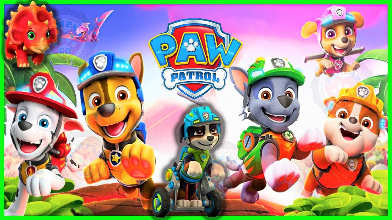 PAW Patrol Rescue World 😍🐶Dino Volcano Mission! All Dino Pups #2 Nick ...