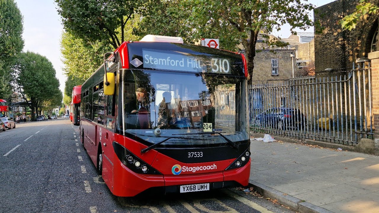 NEW LONDON BUS | 310 GOLDERS GREEN - STAMFORD HILL (YX68UMH) 37533 ...