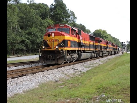 HD: KCS 3929 leads CSX Q542-20 in Union City, GA - YouTube