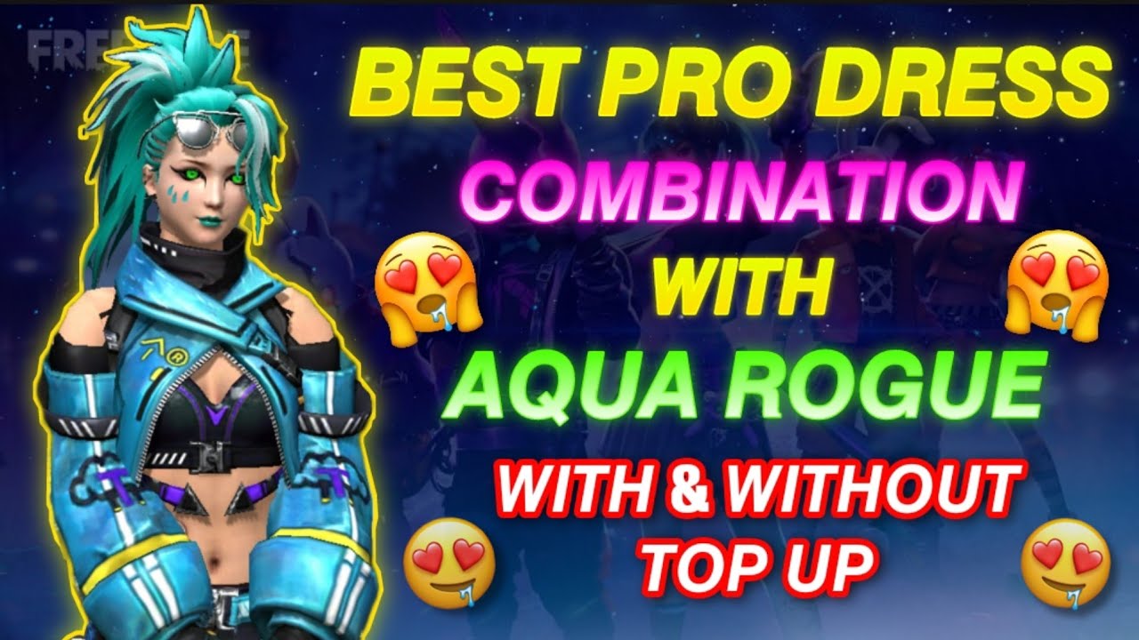 RAMPAGE EVENT FEMALE BUNDLE COMBINATION 😍 | AQUA ROGUE BUNDLE COMBINATION | WITHOUT TOP UP ...