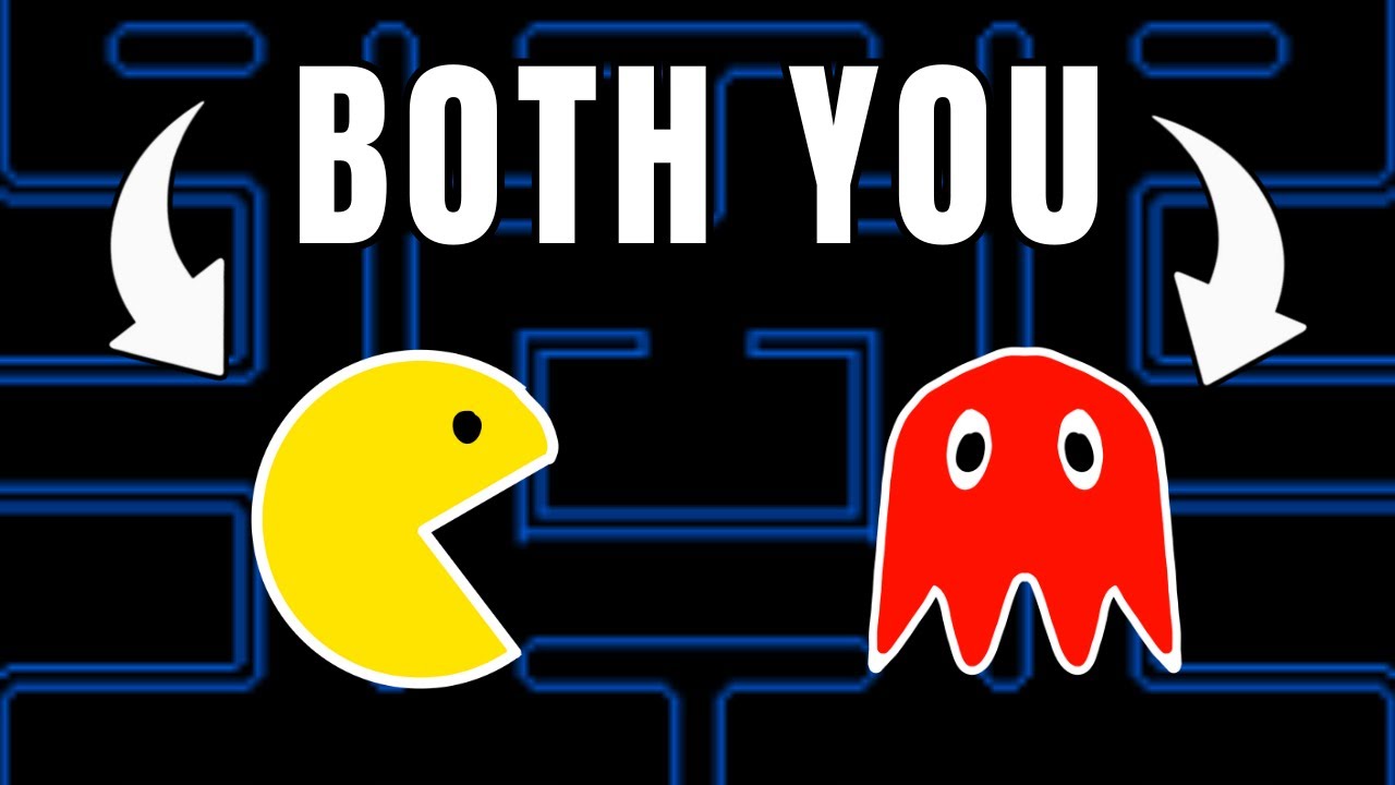 I made pacman but you play as PACMAN AND the GHOST - YouTube