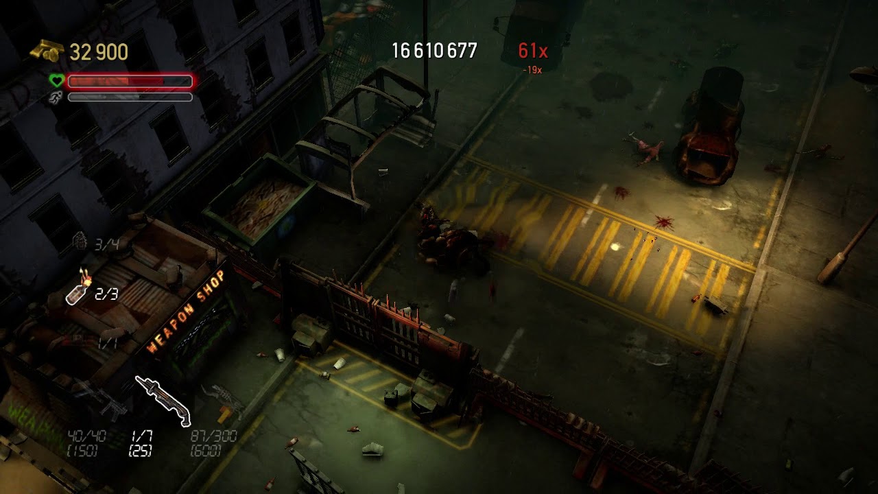 Dead Nation - PS3 - Level 7 - Graveyard (Blind, Grim Difficulty) - YouTube
