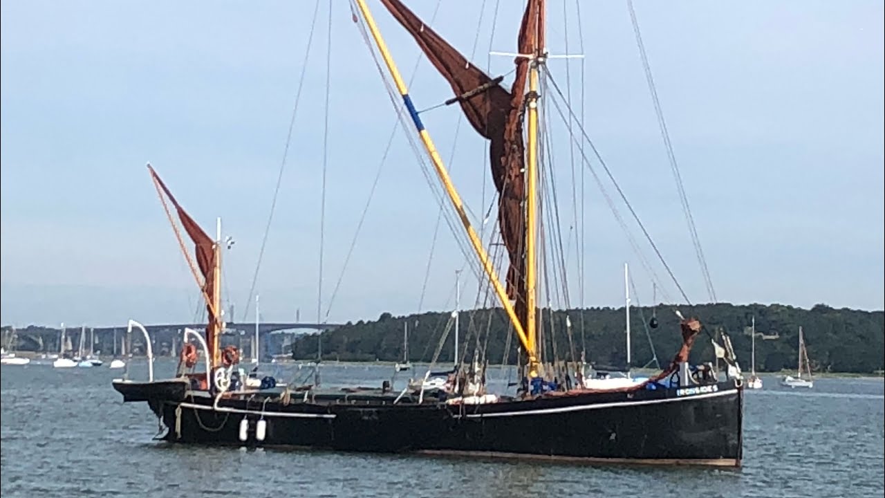 Pin mill,Thames Sailing Barge , Race 2018 - YouTube