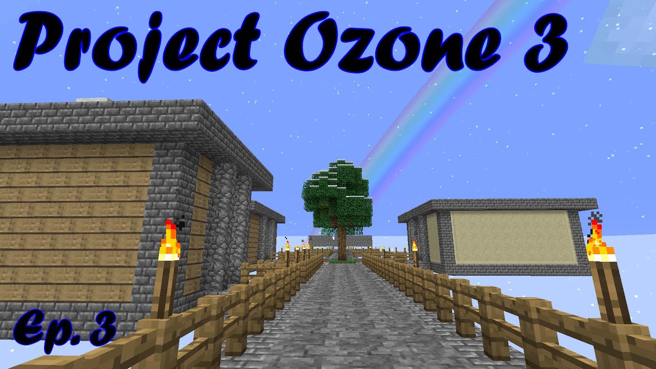 Project Ozone 3 - Ep. 03 - Hostile Mob Farm - YouTube