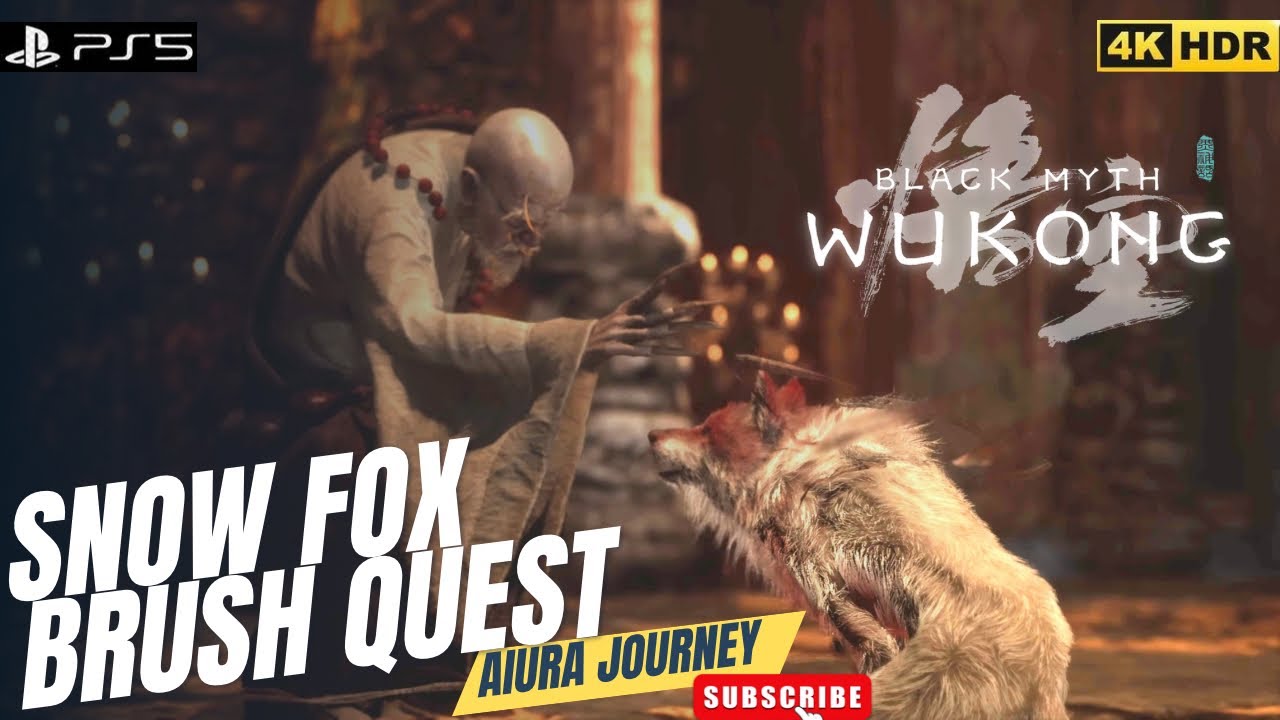 Snow Fox Brush – A Spirit’s Final Wish | aiura journey - YouTube
