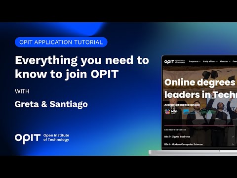 OPIT Application Guide - Everything you need to know