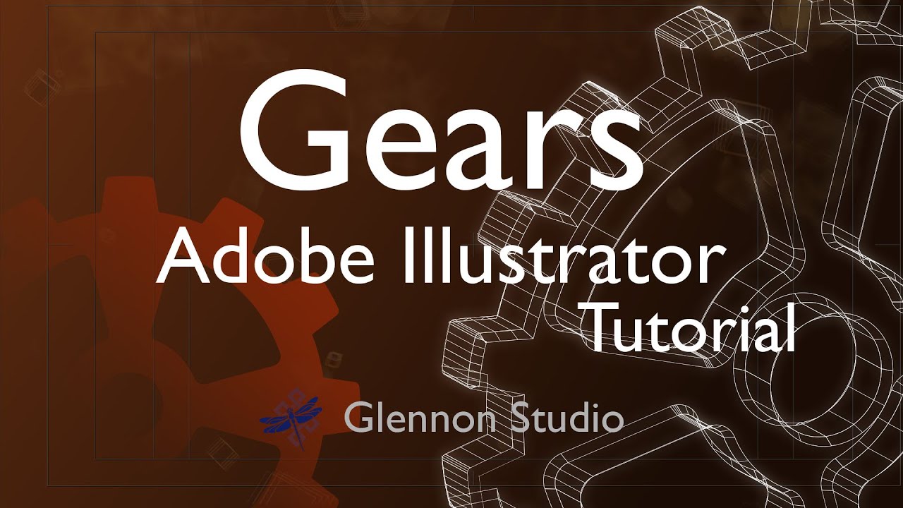 Creating Gears Tutorial in Adobe illustrator - YouTube