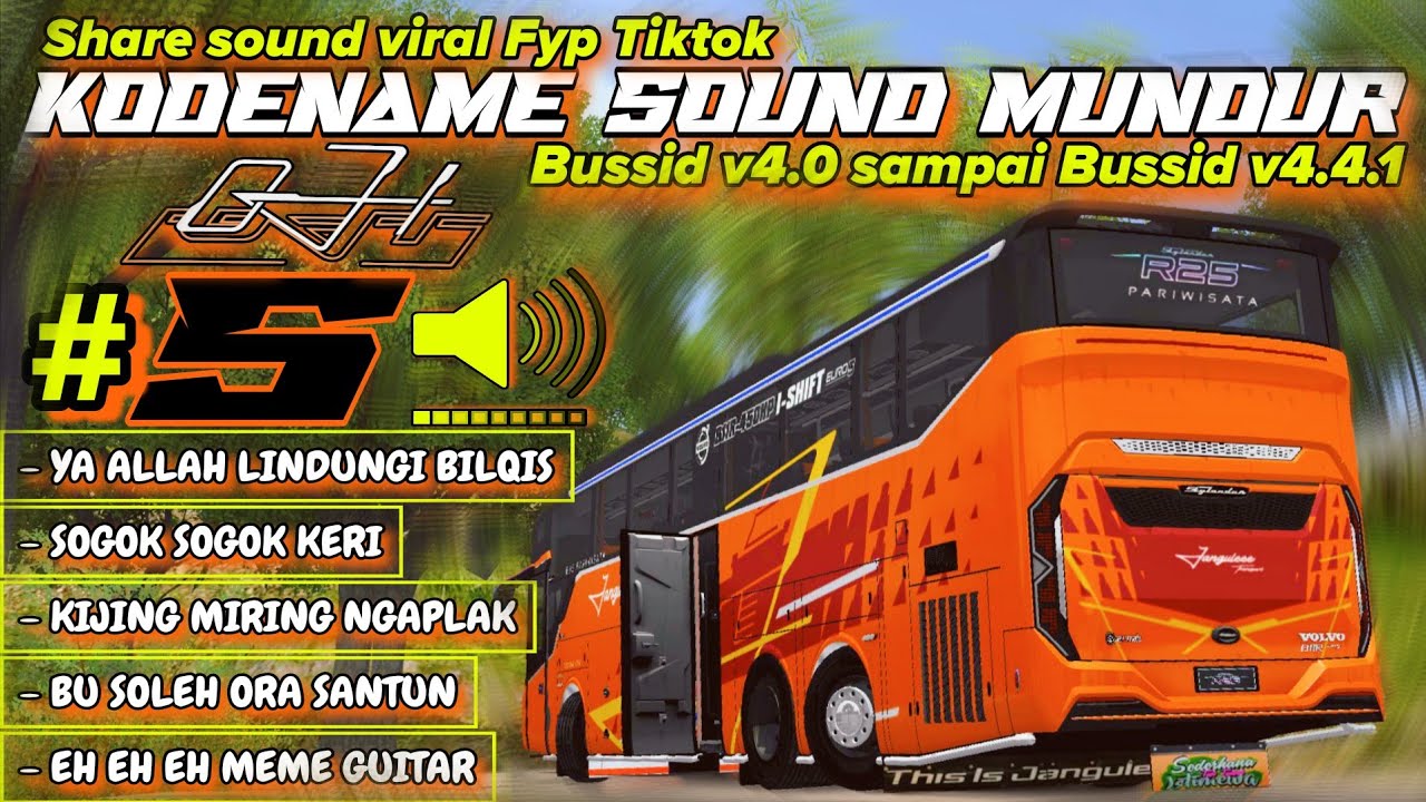 YA ALLAH LINDUNGI BILQIS😭 SHARE 5 KODENAME SOUND MUNDUR BUSSID V4.4.1 ...