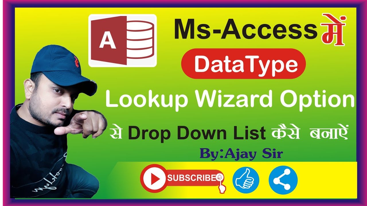 How To Use Lookup Wizard In Ms Access YouTube how-to-use-lookup-wizard-in-ms-access-youtube
