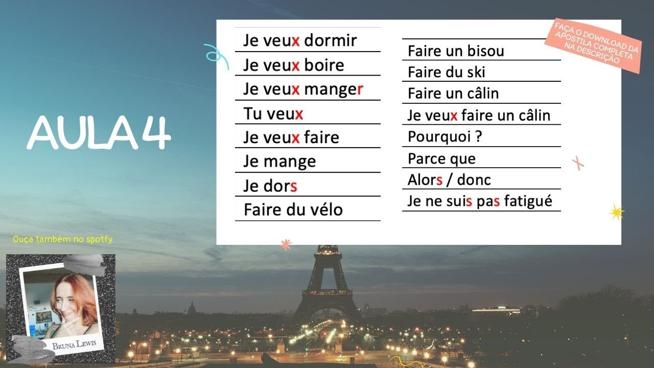 #4 APRENDER FRANCÊS SOZINHO EM 6 MESES - Aula 4 (curso gratuito com ...