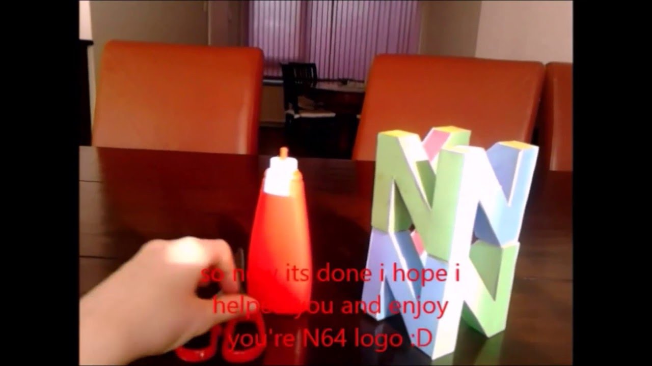 how to make n64 papercraft - YouTube