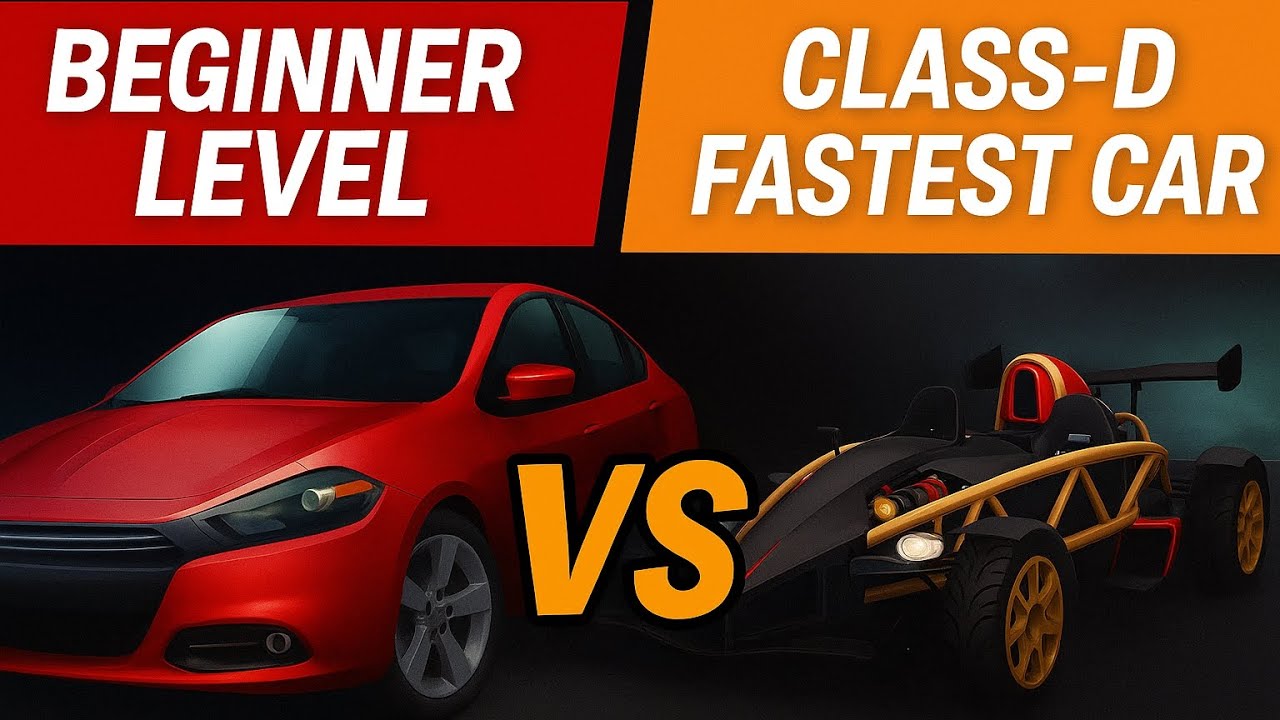 Beginner Level Vs Class-D Fastest Car | Asphalt 8 - YouTube
