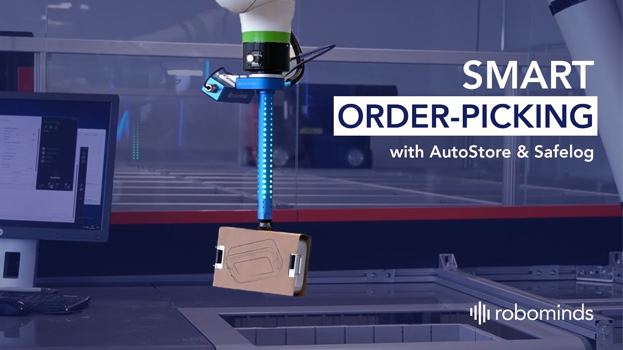 Smart order-picking for warehouses | AutoStore | Safelog - YouTube