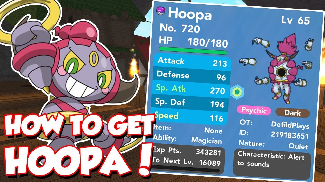 HOW TO GET HOOPA IN POKEMON BRICK BRONZE! *8th Gym Update* - YouTube