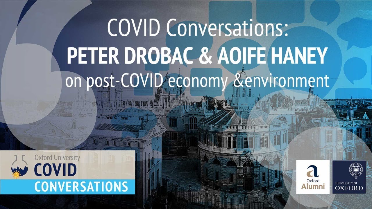 COVID Conversations: Peter Drobac & Aoife Haney on post-COVID economics and environment - YouTube