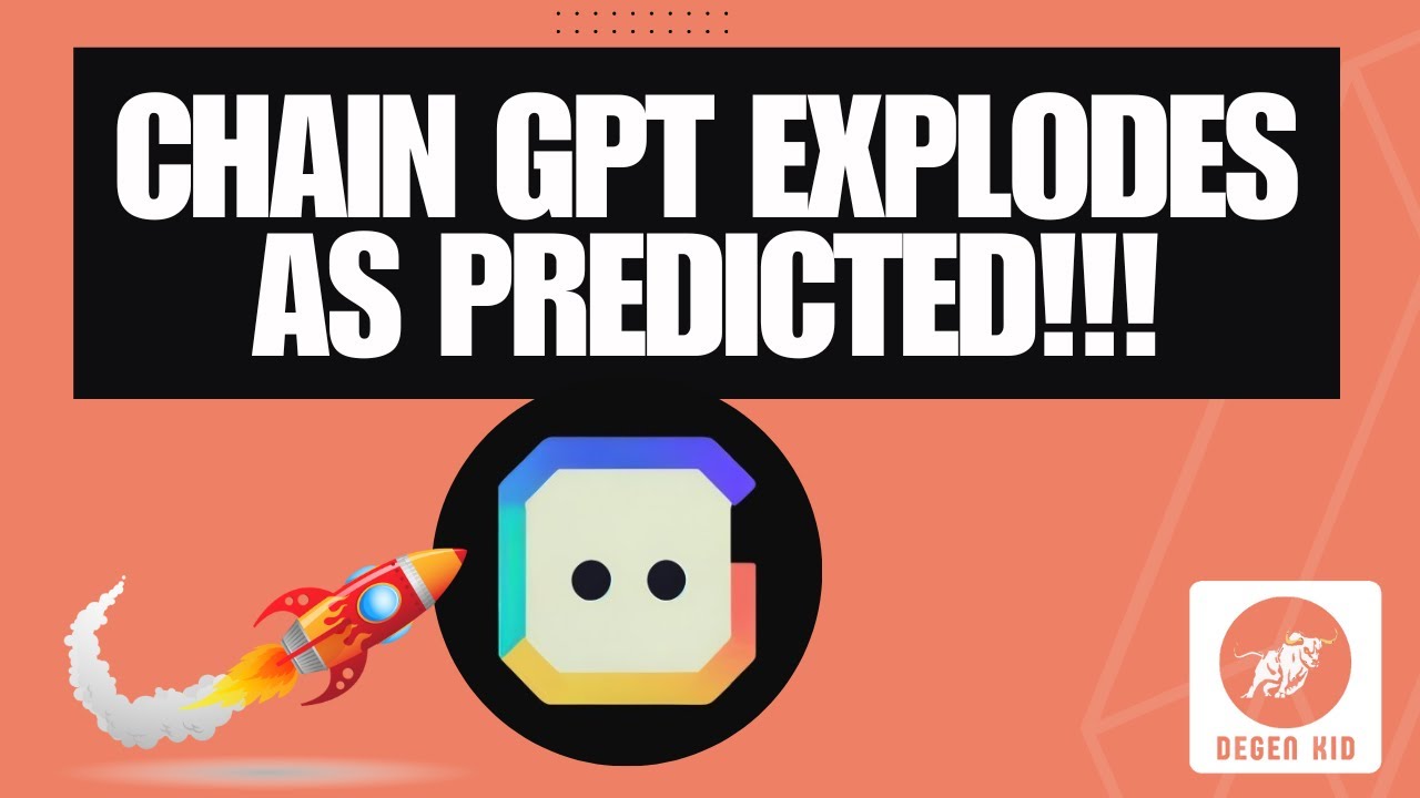 Crypto AI Project EXPLODES AS PREDICTED!! Chain GPT unleashing the ...