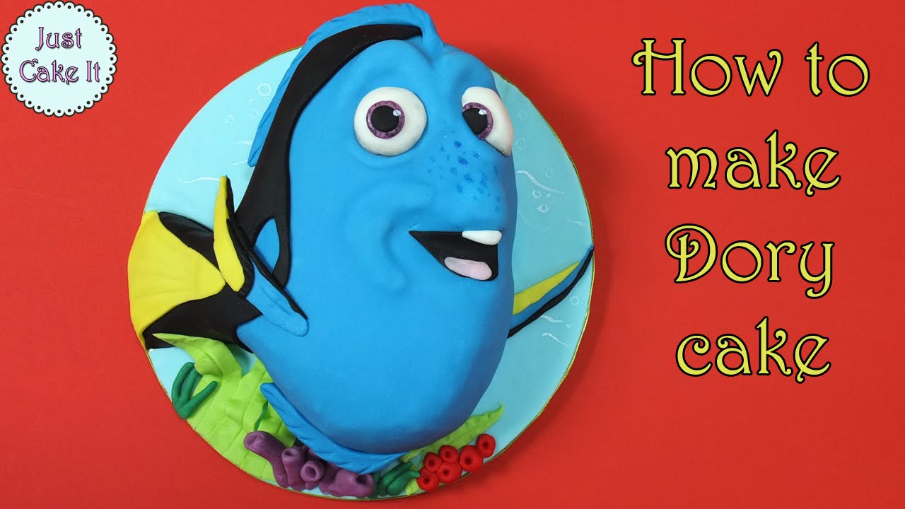 How to make 3d Dory cake / Jak zrobić tort 3d Dory - YouTube