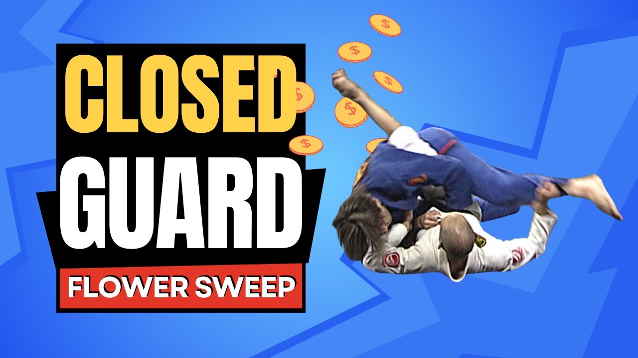 Flower Sweep from Closed Guard - BJJ - YouTube