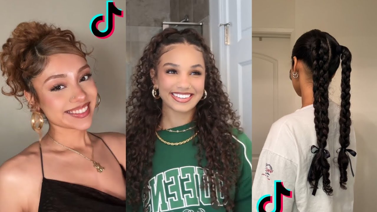 CURLY HAIRSTYLES | TIKTOK COMPILATION - YouTube