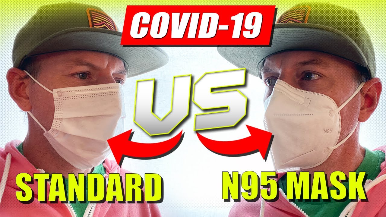 COVID19 - Know the difference! - Standard VS N95 Masks - YouTube