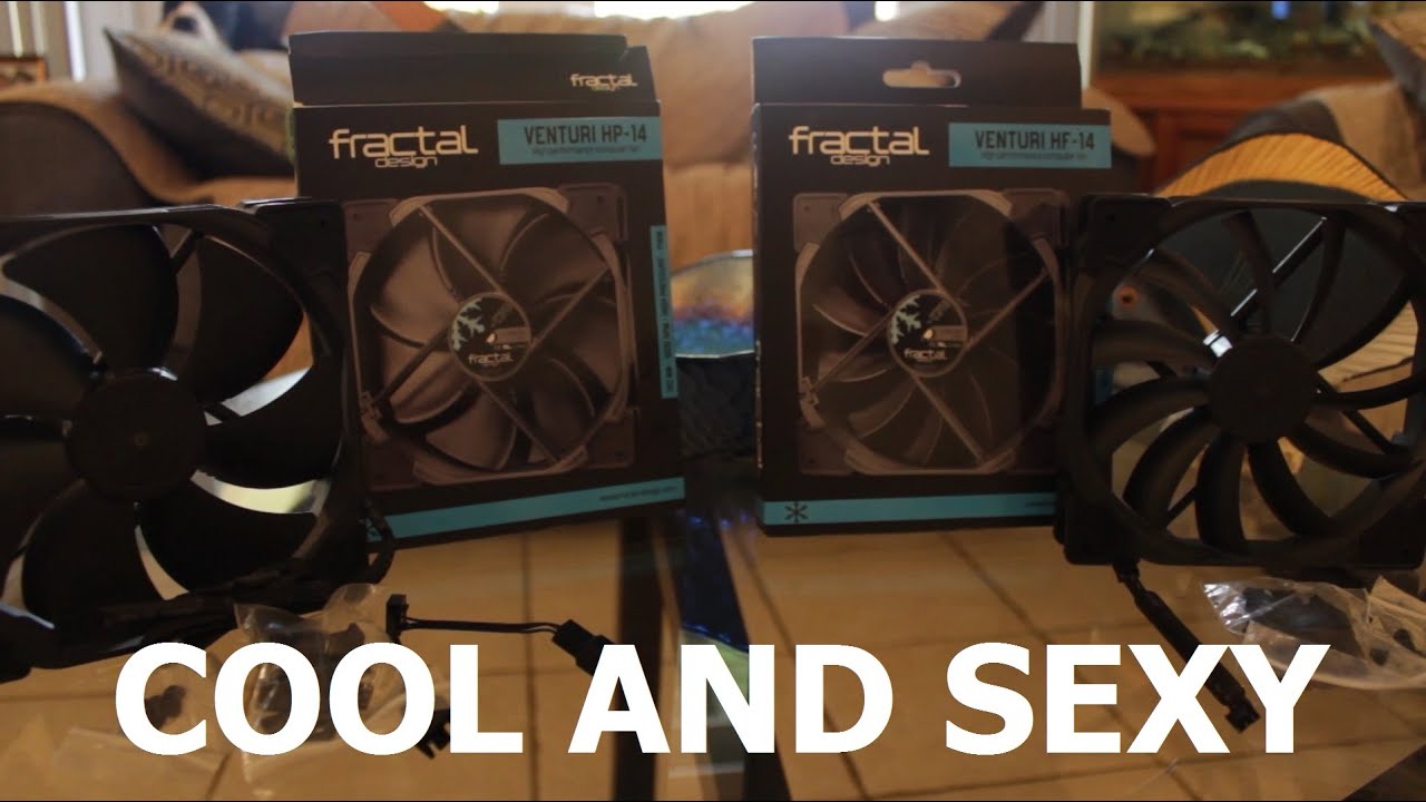 Fractal Design Venturi Fans - HP14 and HF14 - Overview - YouTube