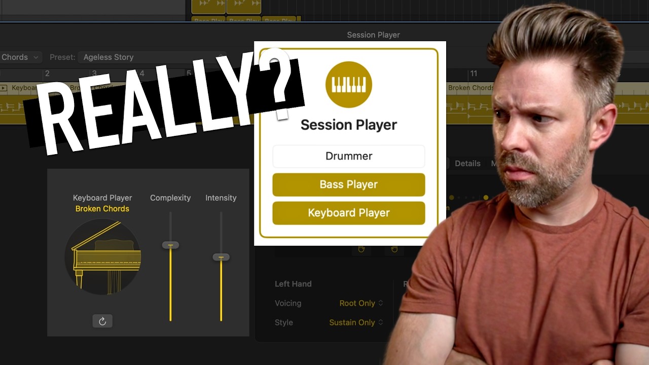 New Logic SESSION PLAYERS are actually AWESOME? - YouTube