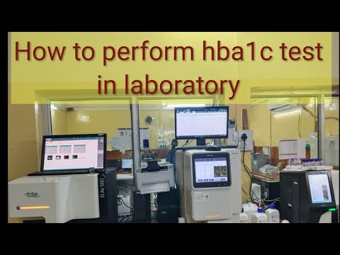 hba1c test / HPLC method / hba1c test in laboratory / lifotronic h 100 ...