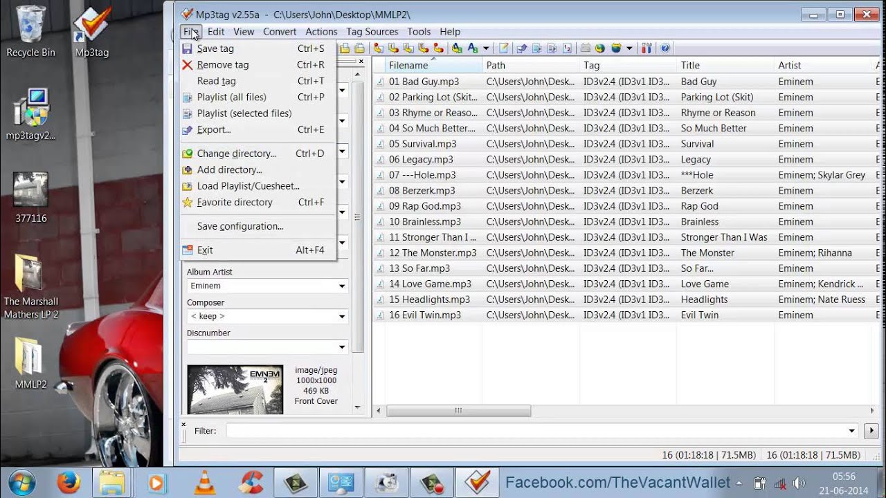 How to Add / Edit Album Art and tags of an mp3 song - YouTube