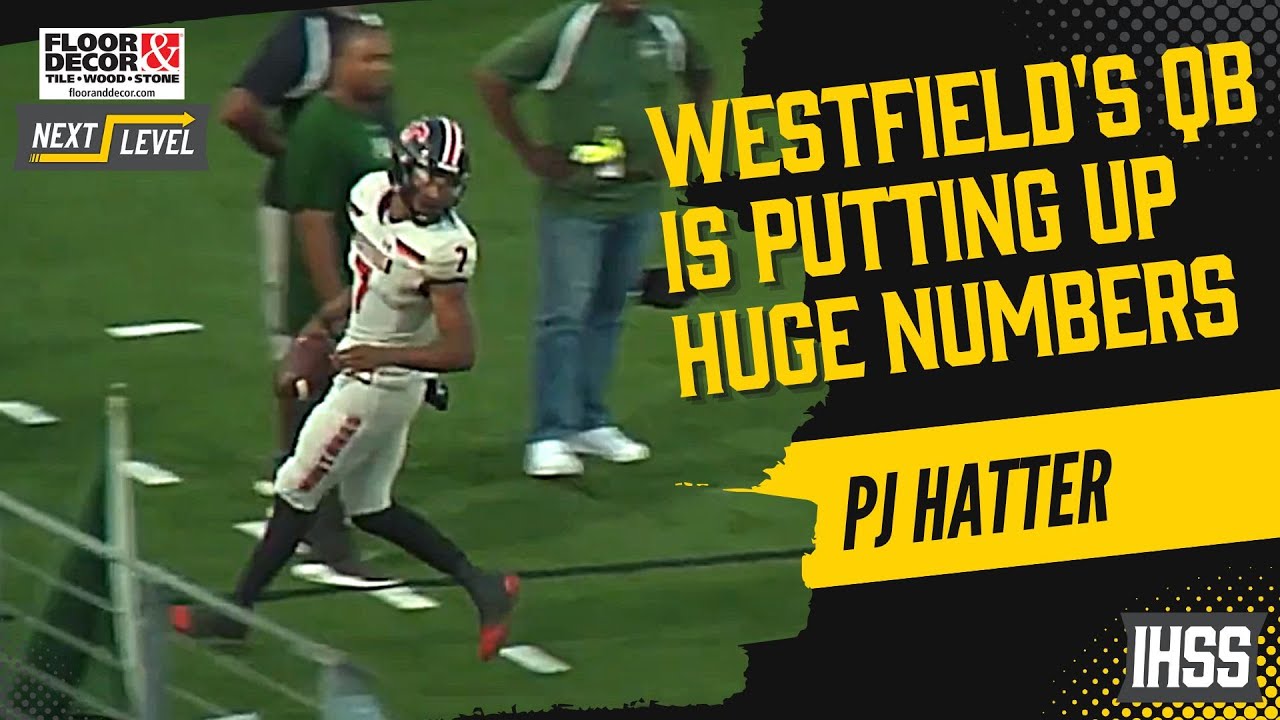 PJ Hatter Brings Spark to Westfield Quarterback Position - YouTube
