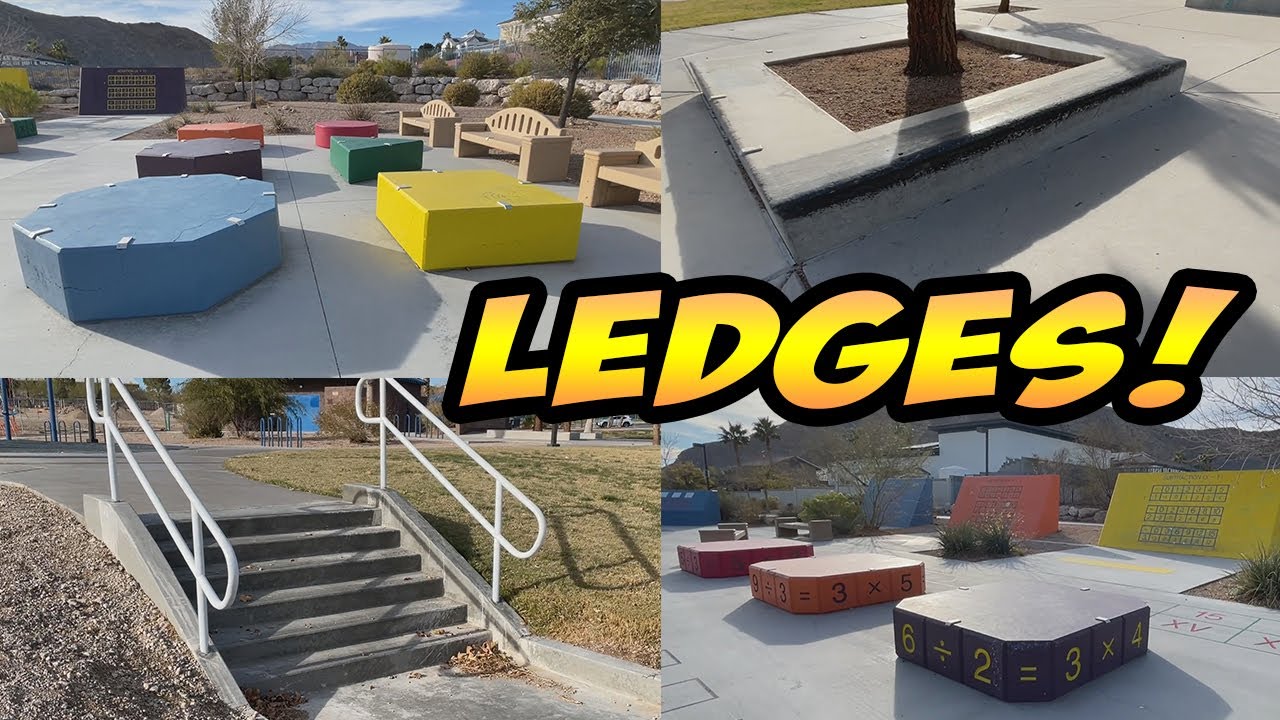This Park Has PERFECT LEDGES & More! Las Vegas Skate Spots ...