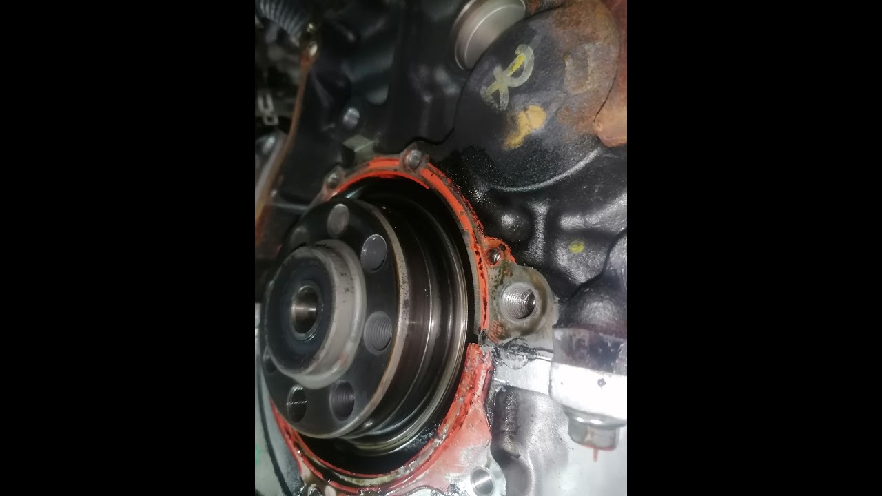 Isuzu D-Max RT56 (4JK1) 2.5 Twin Turbo Kurbelwellensimmerring erneuern ...