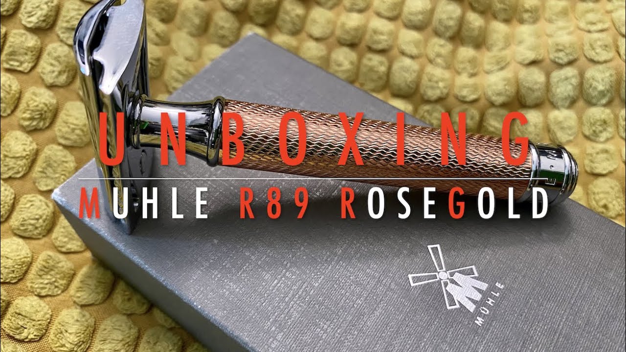 4K 💈 Muhle R89 Rose Gold guardia chiusa 💈 Unboxing 💈 2021 - YouTube