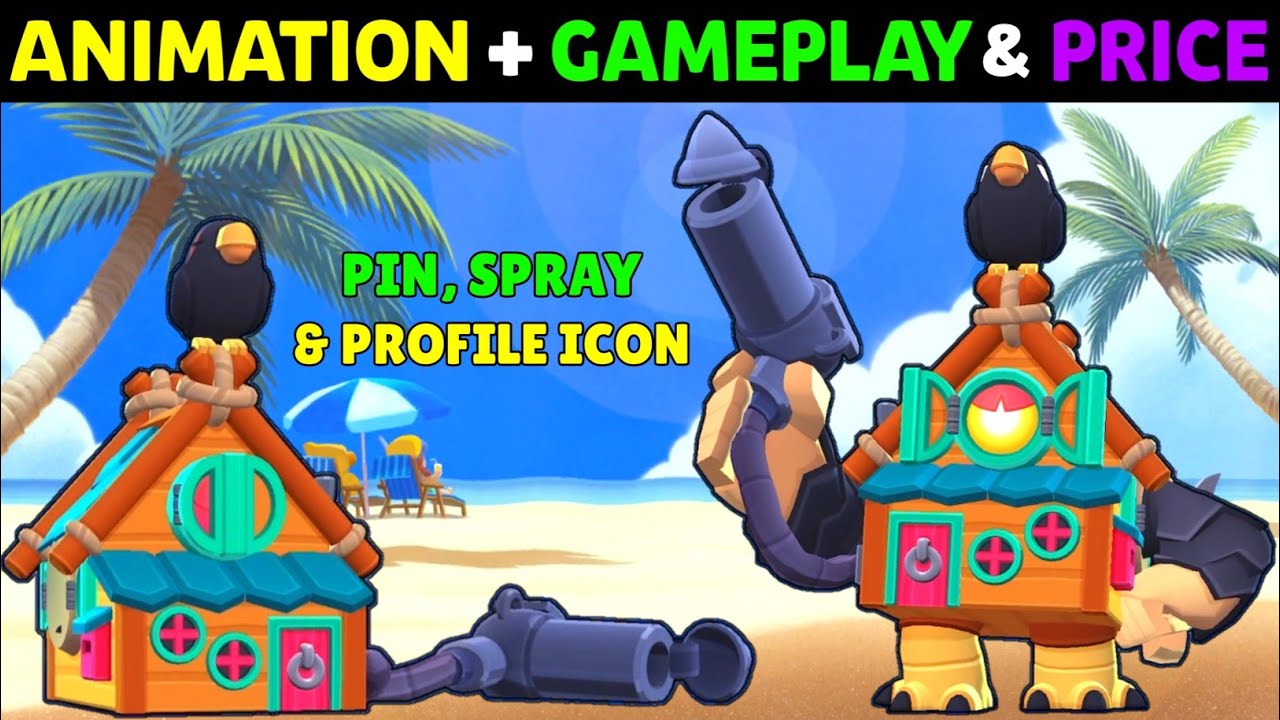 Brawl Stars Haunted House 8 BIT Gameplay, Animation, Cost, Pin, Spray ...