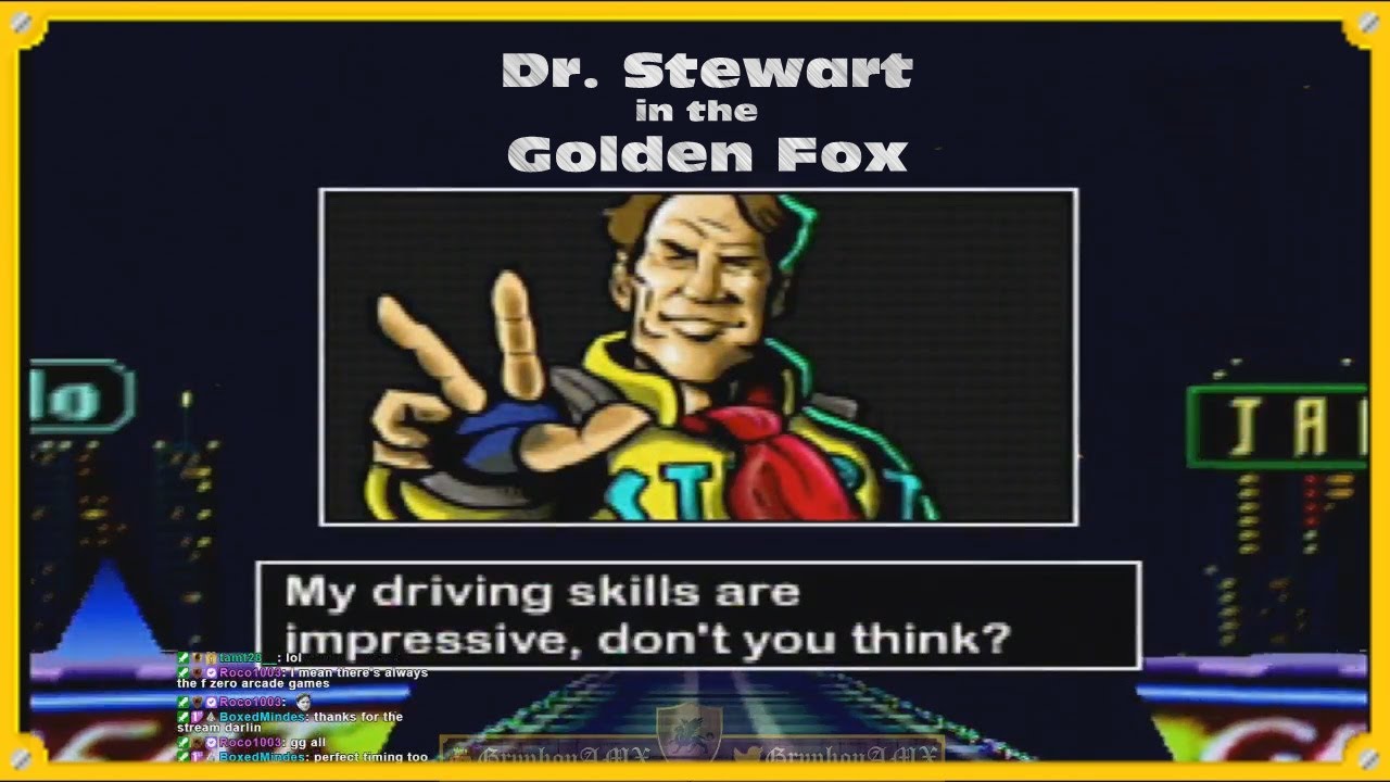 Dr. Stewart in the Golden Fox :: F-Zero X - YouTube