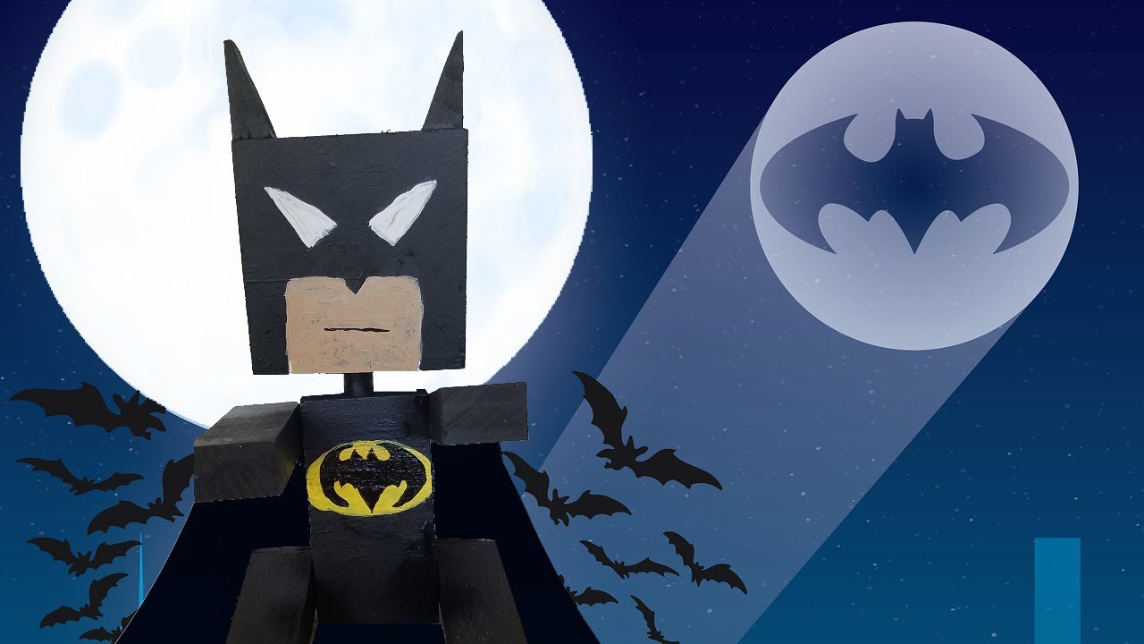 DIY Batman Toy Action Figure. How to make a batman action figure from ...