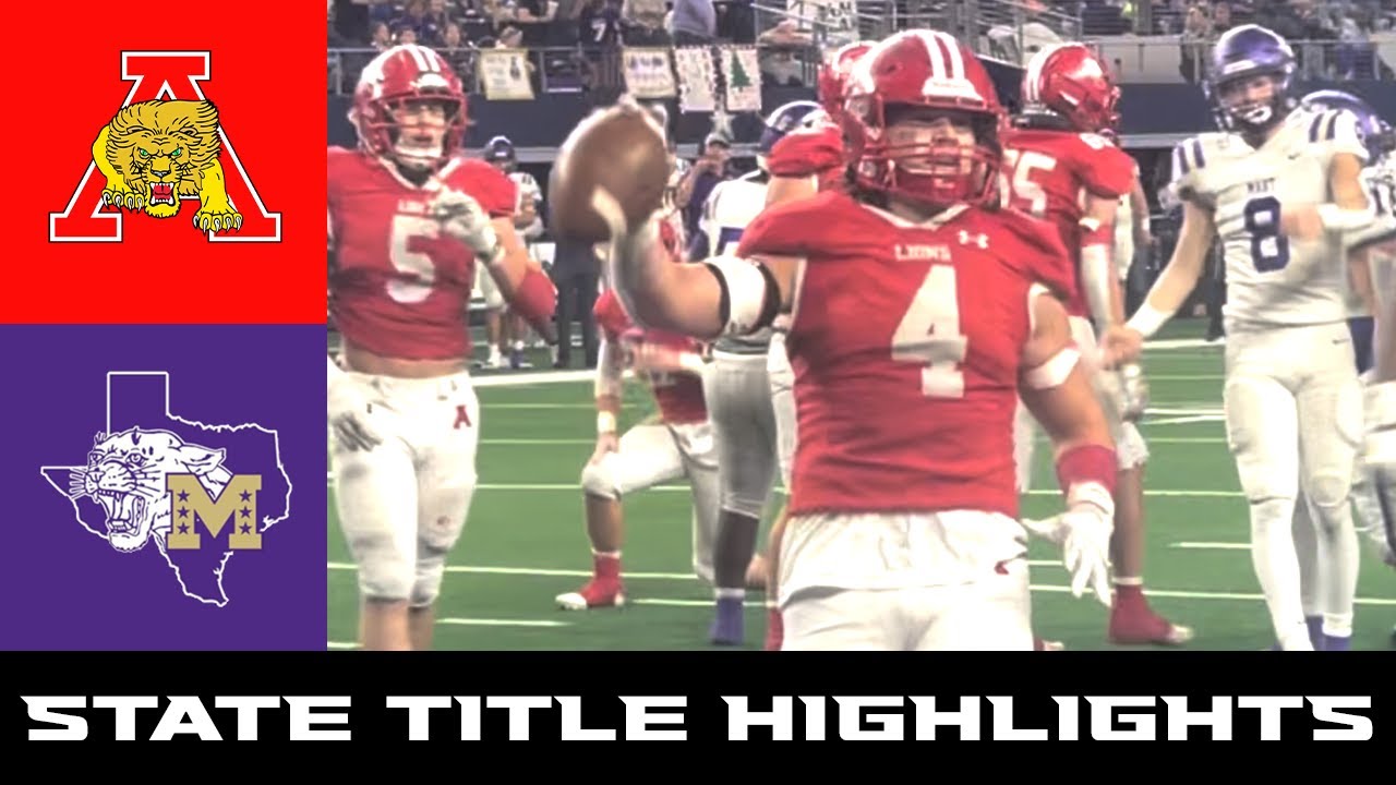 2022 Albany vs Mart State Championship Highlights - YouTube