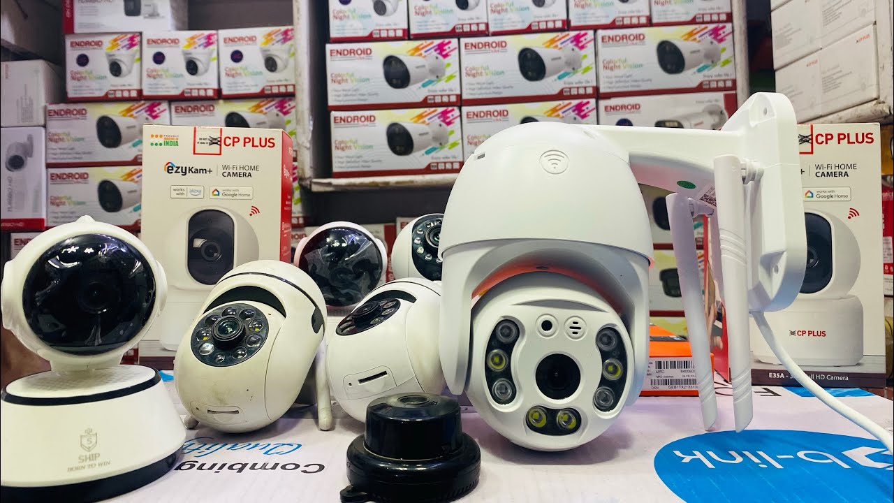 Cheapest CCTV Camera Market In Delhi 🔥|4K wifi camera solar camera ...