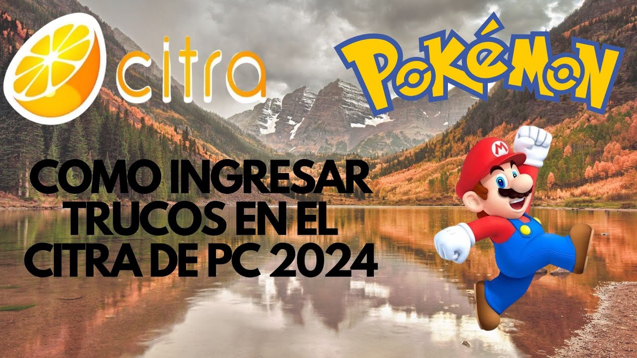 Como insertar trucos en citra para pc 2024 #citraemulator #emulador ...