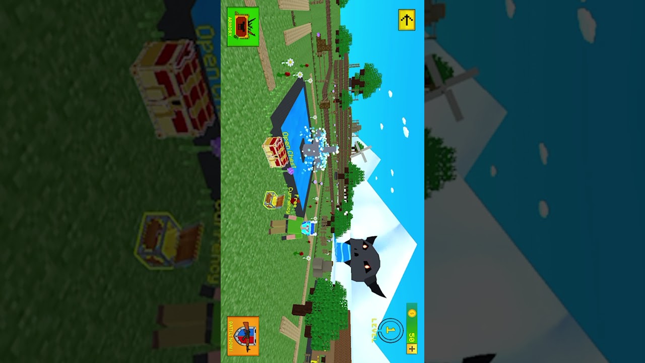 fake Minecraft game - YouTube