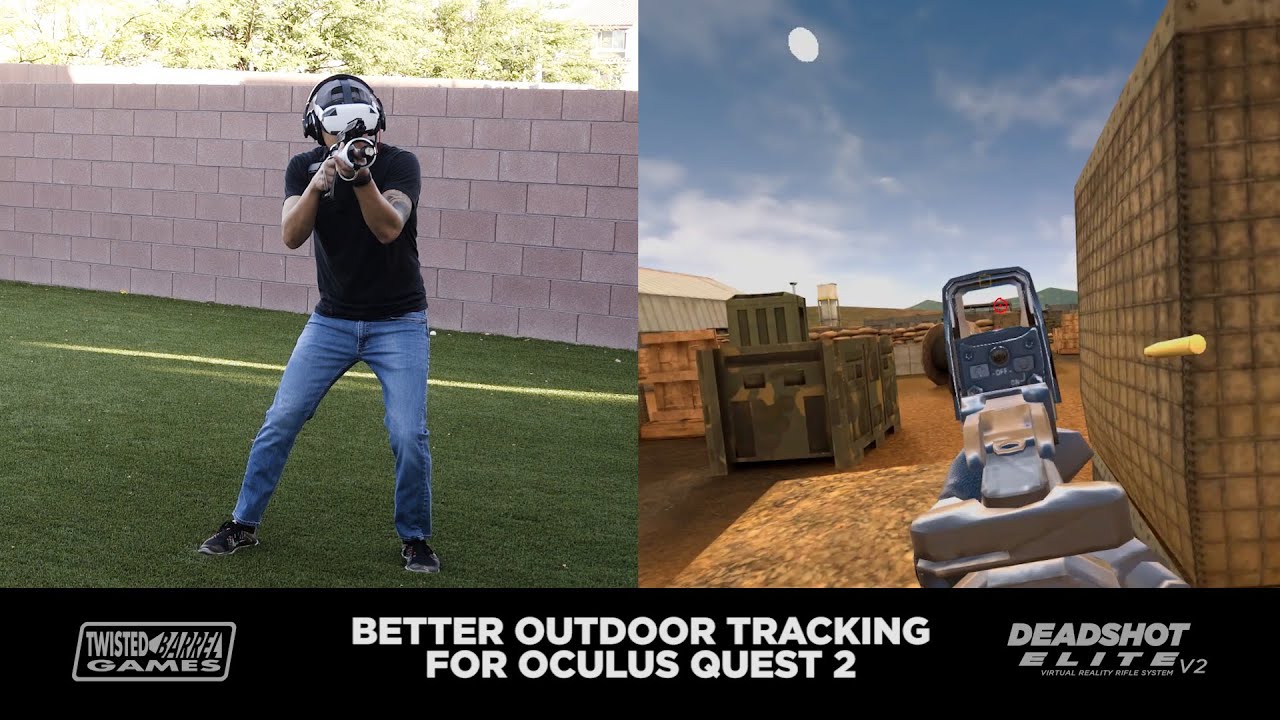 Better Outdoor Tracking For Oculus Quest 2 | Arena Mode Gameplay - YouTube