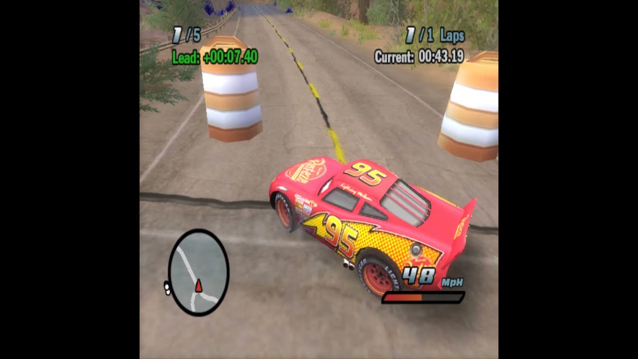 Cars The Video Game E3 2006 Demo/Build - YouTube