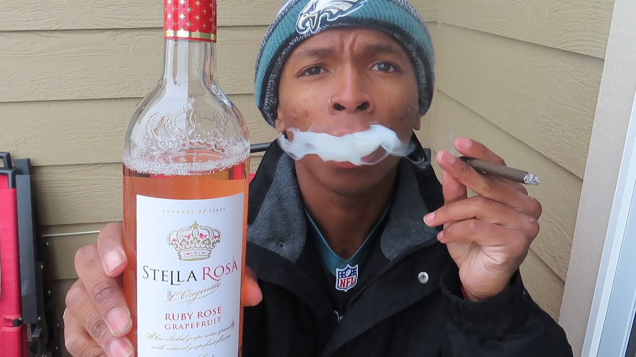 Smoke/drink with me: Stella Rosa Ruby Rose Grapefruit!!! - YouTube