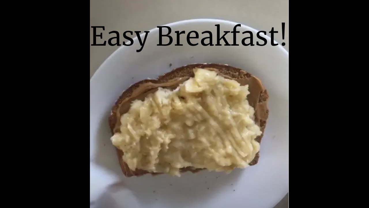 Easy Breakfast! You Can't Mess It Up! 3-4 Ingredients - YouTube
