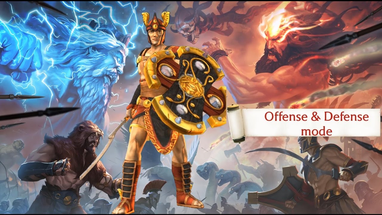 [Olympus Rising] Offense and Defense mode - YouTube
