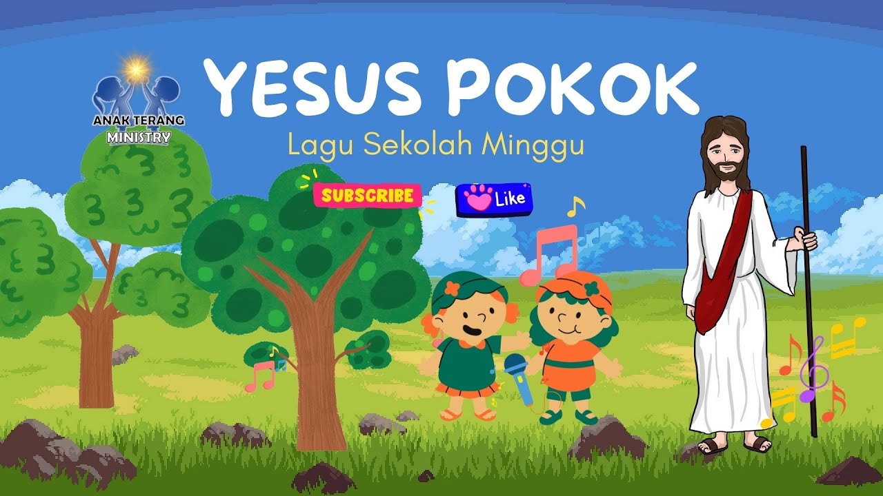 Yesus Pokok | Lagu Sekolah Minggu | lirik dan lagu - YouTube